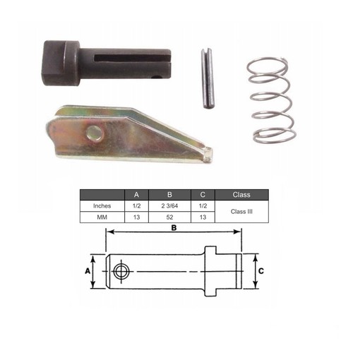 (SET OF 2) Forklift Fork Pin Kit Class 3 | 52MM | eBay