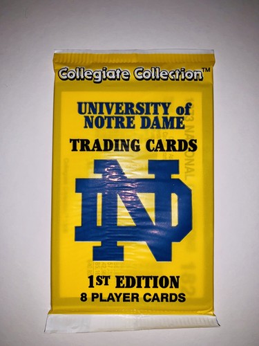Univ. of Notre Dame 1990 Collegiate Collection Trading Cards (8) 1st ...