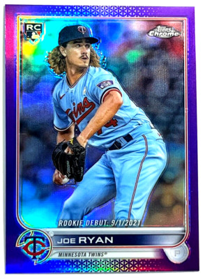 2022 Topps Chrome Update Purple Refractor RC Rookie Debut #USC94 Joe ...