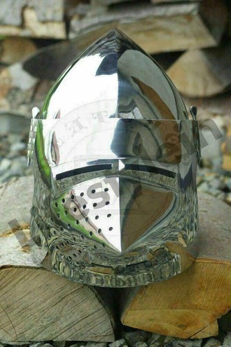 Medieval Knight Pig Face Helmet ~ Armor Crusader Helm~ New Battle Ready ...