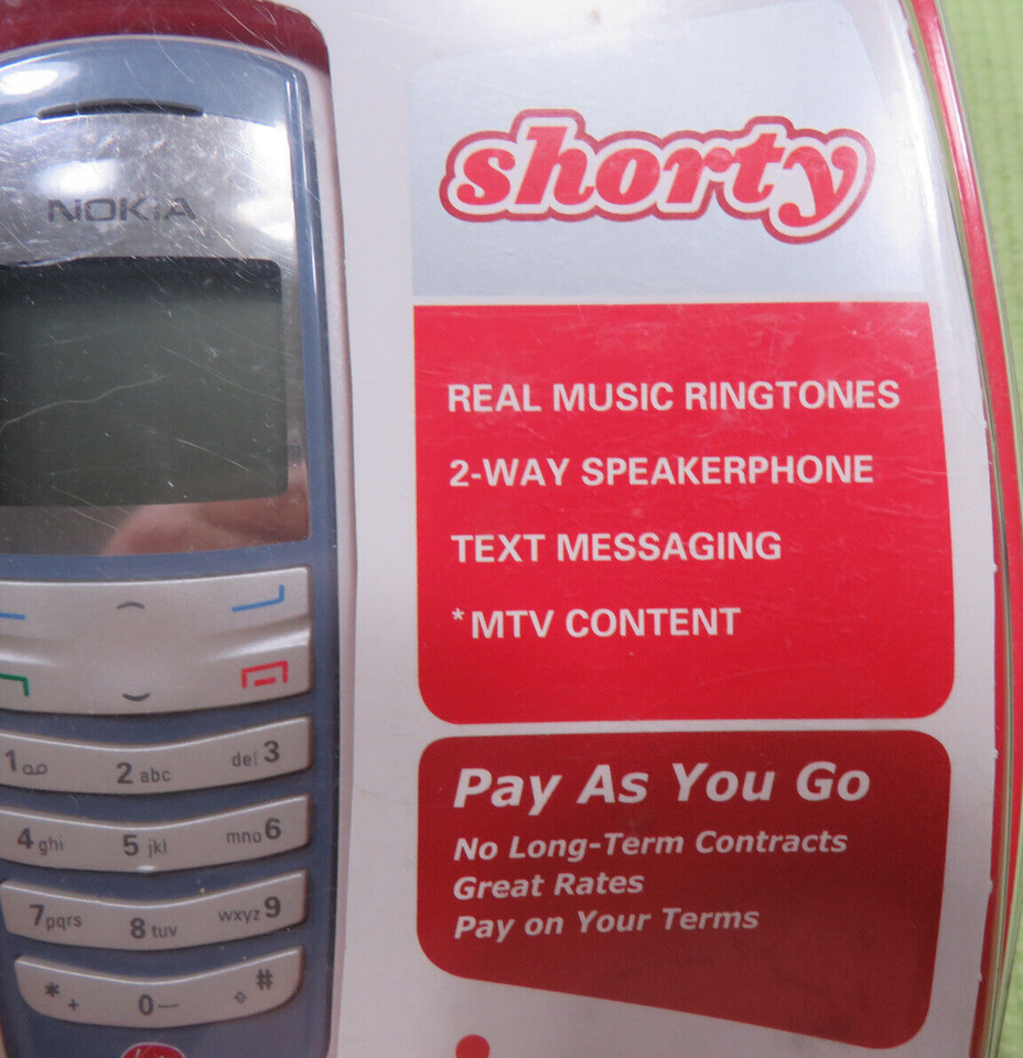 Virgin Mobile Shorty - Nokia 2115i - Candy Bar 2005 Cell Phone *NEW ...
