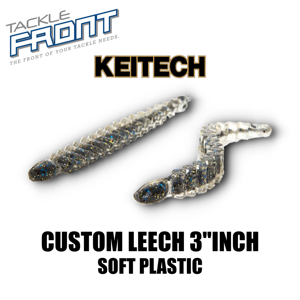 Keitech - Custom Leech 3" ~ Soft Bait Fishing Lure (10pcs/pkt) (CL3N ...