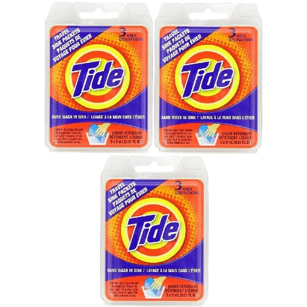 Tide Sink Packs Laundry Detergent Does 3 Loads (3 packs of 3) | eBay