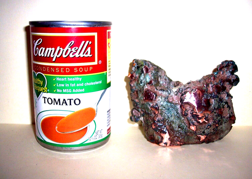 1 Lb. 8 Oz. Michigan Float Copper Nugget Polished, Sealed on One Side ...