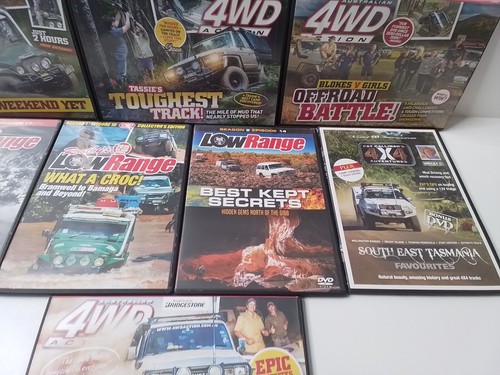 8 Australian 4wd Action DVD Bundle Bulk Lot Region 0 PAL Four Wheel ...