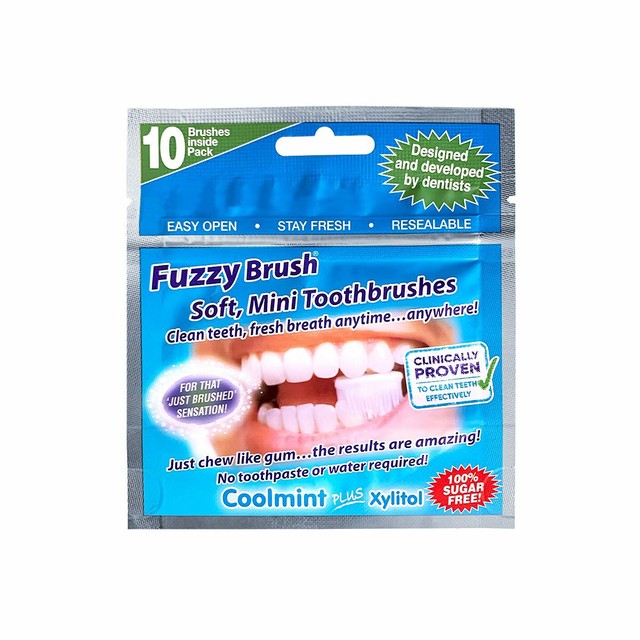 Fuzzy Brush Chewable Toothbrush - Pack of 10 for sale online | eBay