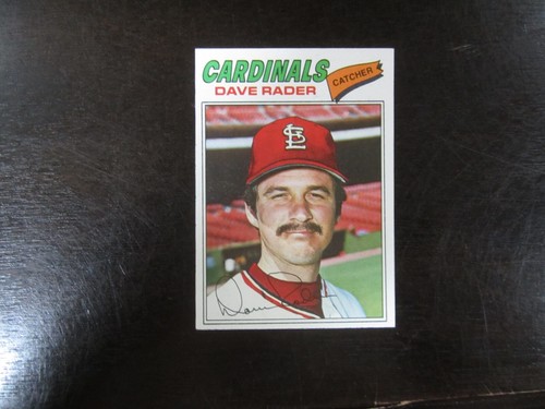 1977 Topps # 427 Dave Rader Card St Louis Cardinals | eBay