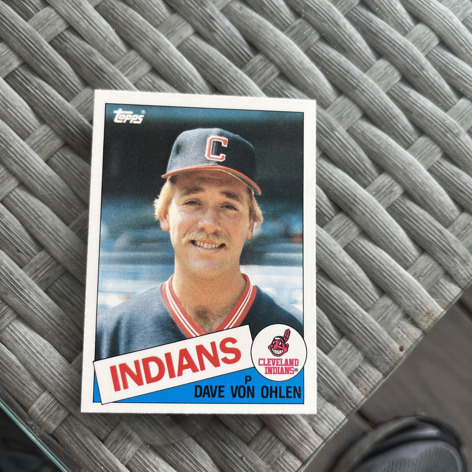 1985 Topps Traded Dave Von Ohlen #127T Cleveland Indians | eBay