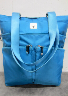 BAGGALLINI Bright Turquoise Blue Travel Organizer Shoulder Tote ...
