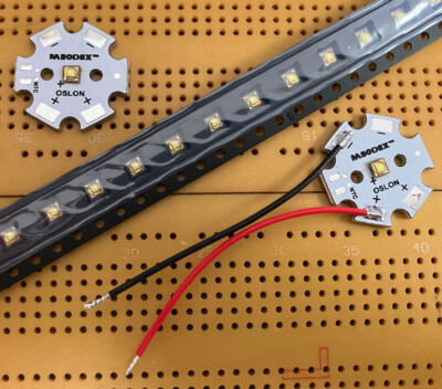 Osram OSLON SSL150 Cool White 6500K 3W LED Emitter & Star & Leads 70CRI ...