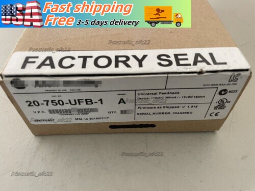 20-750-UFB-1 AB PowerFlex 750 Univ Fdbk Option Module New Sealed ...