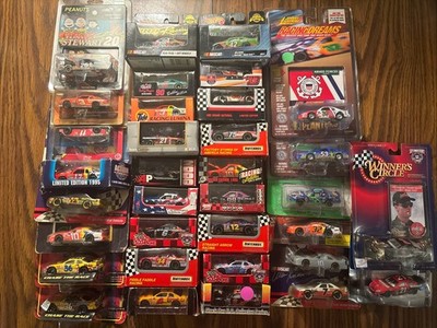 NASCAR DIECAST LOT OF (34) 1/64 Cars! Earnhardt! Allison! Petty! Nice ...
