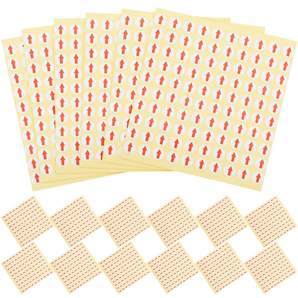 3200 PCS Self-adhesive Sticker Arrow Dot Stickers Labels | eBay UK