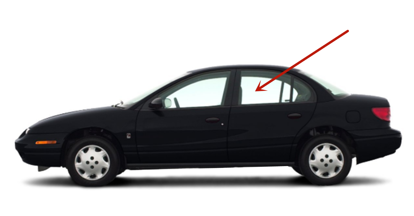 Fits Saturn SL1 SL2 SW1 SW2 Driver Side Left Rear Door Window Glass | eBay