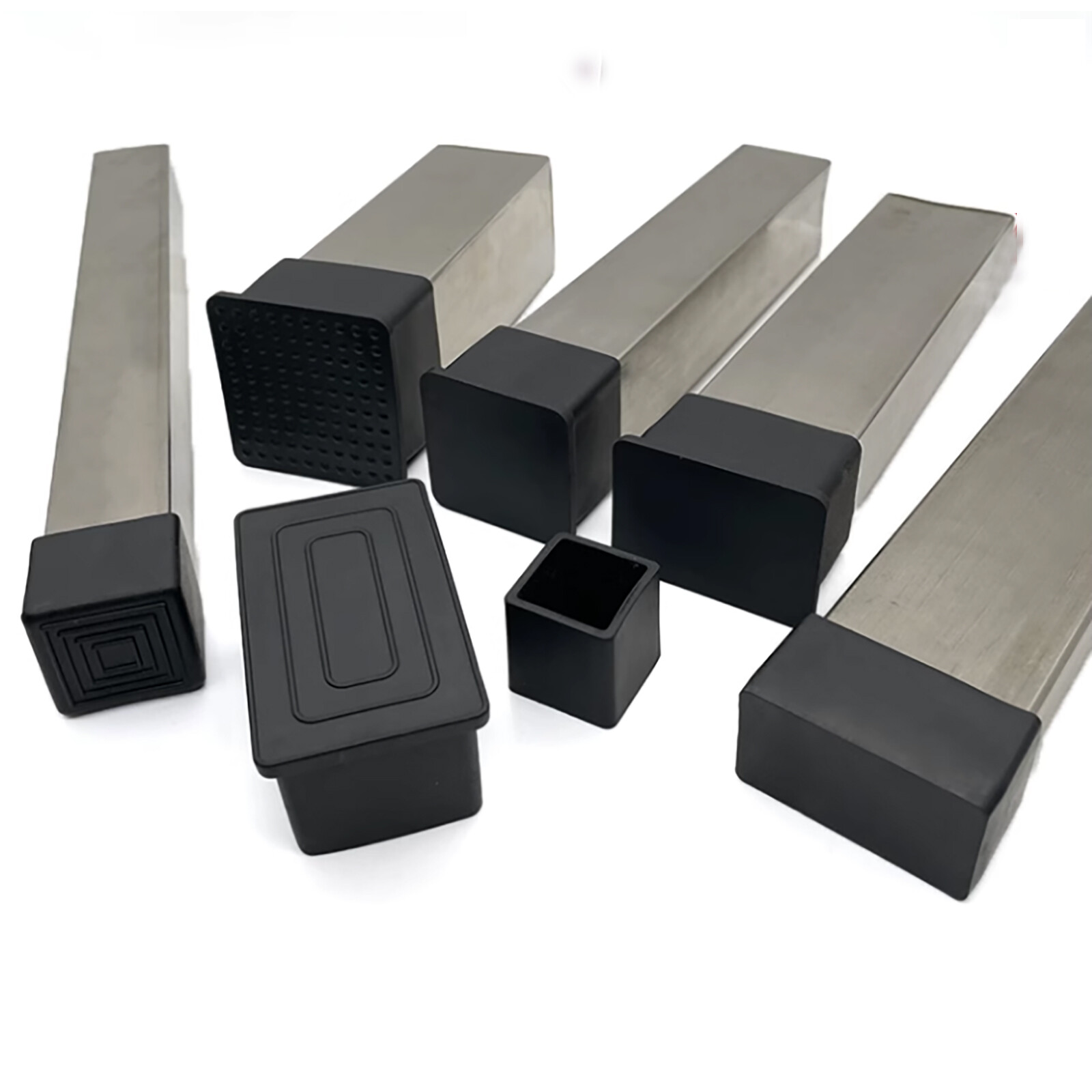 PVC Rubber Black Blanking End Cap Caps Tube Pipe Inserts Plug Bung ...