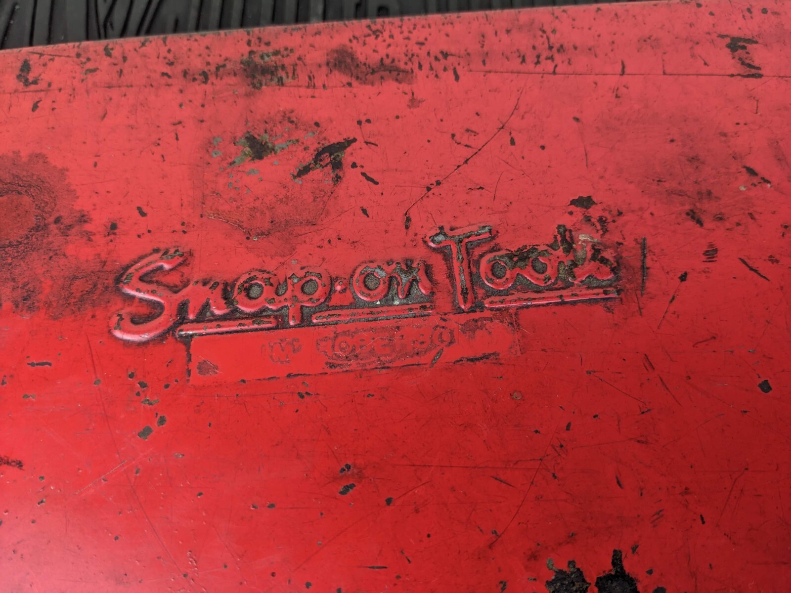 #bf246 Snap-On Tools Metal Toolbox Storage Carry Case Red KRA-282 | eBay