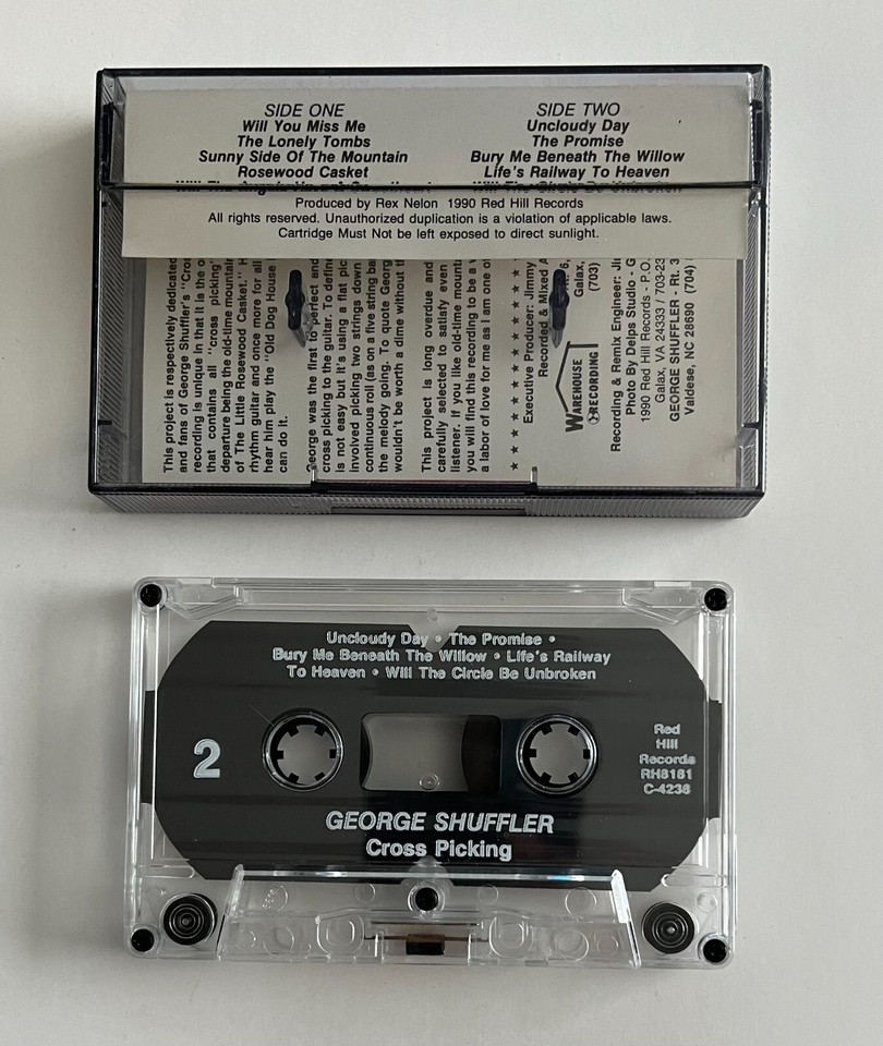 George Shuffler - Cross Picking (RH8181) Red Hill Records - Rare ...