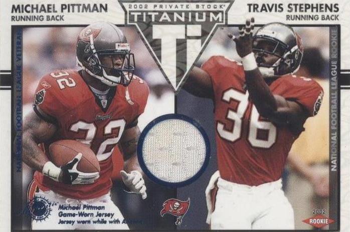 2002 Private Stock Titanium - Michael Pittman, Travis Stephens #168 ...