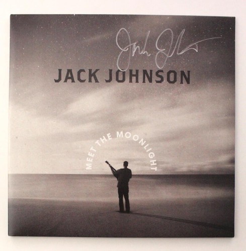 Jack Johnson Signed Autograph Album Vinyl Record - Meet the Moonlight w ...
