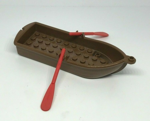 LEGO Pirates : Canot Bateau Barque + Rame - Réf 2551 marron - Set 6286 ...