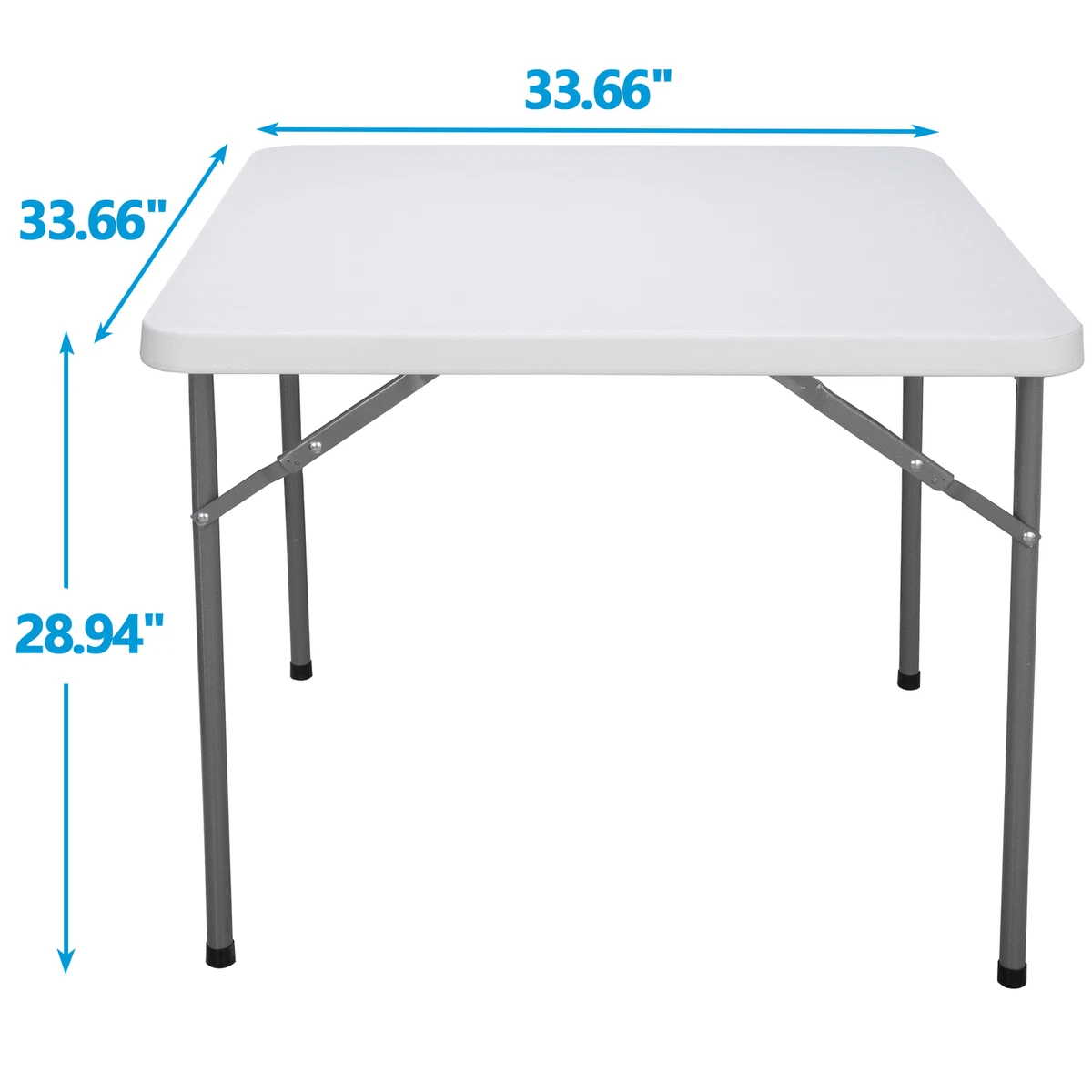 3ft square folding table