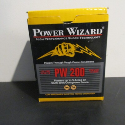 POWER WIZARD PW200. LOW IMPEDANCE ELECTRIC FENCE ENERGIZER. New. | eBay
