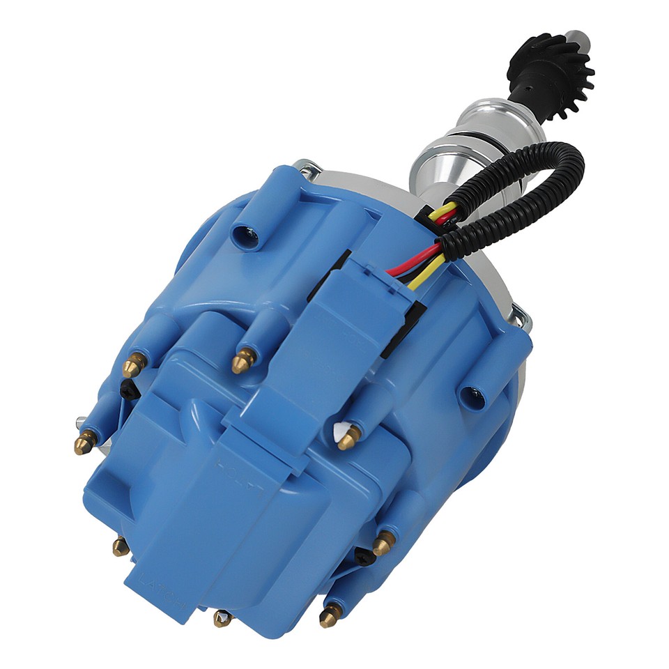 Ignition Distributor for Ford 351C 351M 400 429 460 HEI 65,000V Blue ...