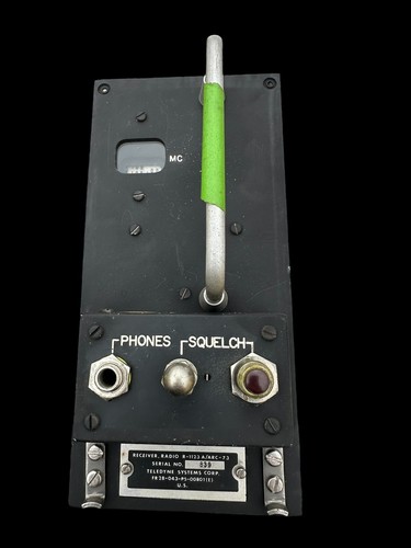 NOS? Military Airplane Teledyne Radio Receiver Transmitter R-1123A P/N ...