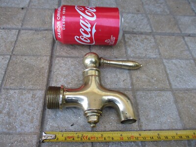 Vintage in Brass Gold Large Tap Old Original Plumbing House Farm Garden ...