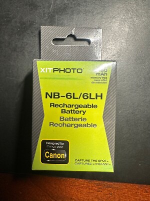 NEW Replacement Battery for Canon NB-6L NB6LH CB2LY Canon PowerShot ...