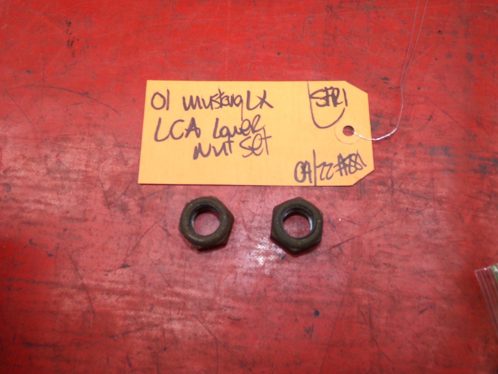 94-04 FORD MUSTANG FRONT LOWER CONTROL ARM OEM BALL JOINT LOCK NUT SET ...
