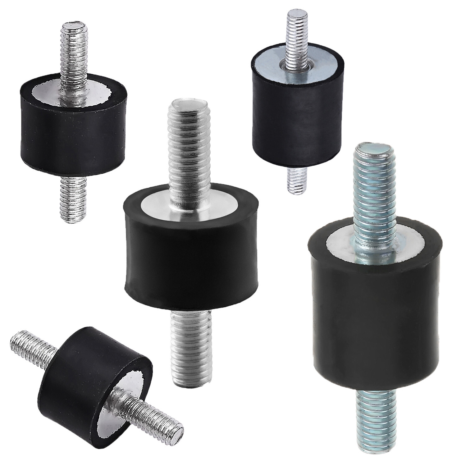 Male Anti M3 M5 M6 Rubber Vibration Isolator Mount Car Bobbin Isolator ...