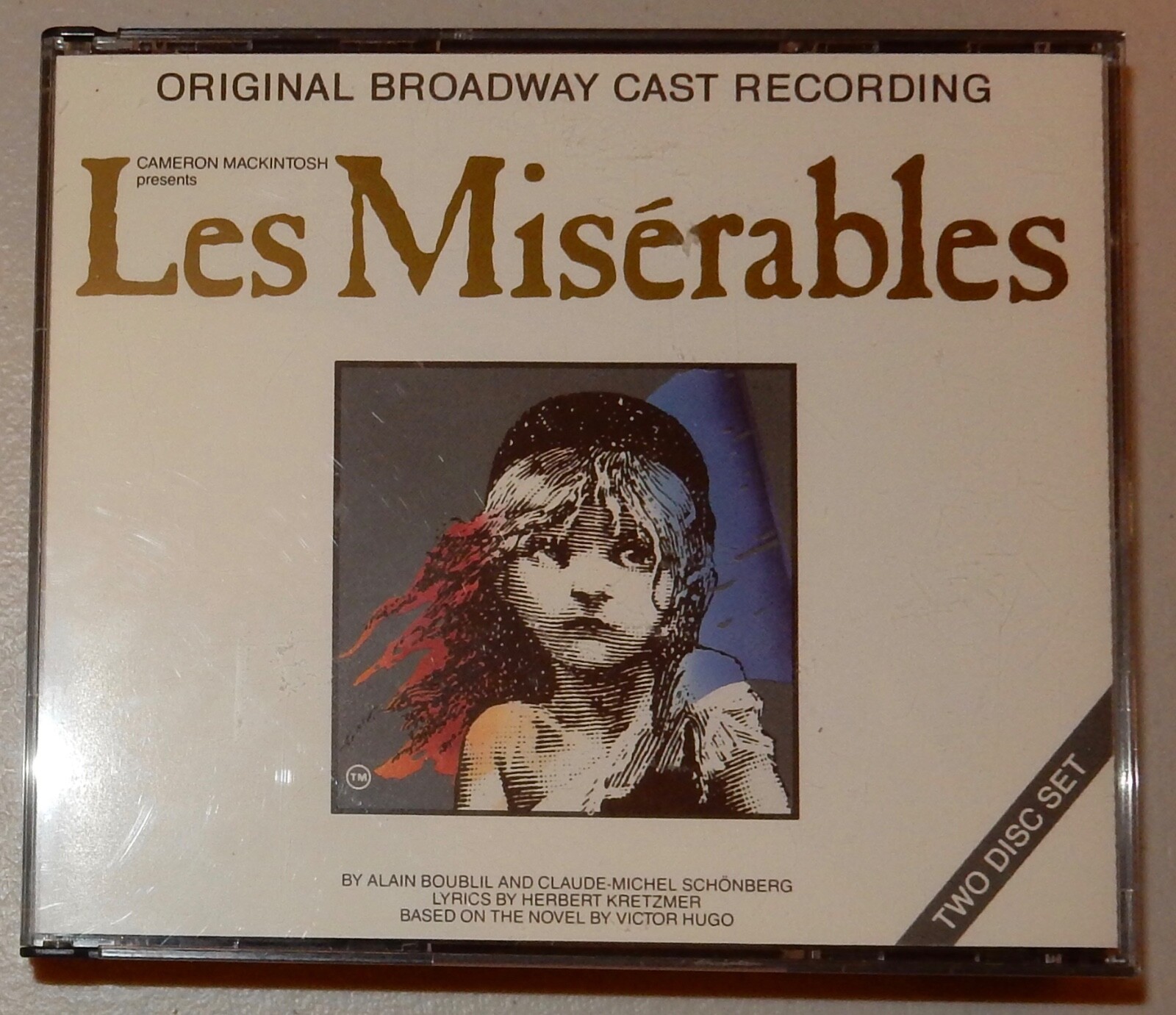 LES MISERABLES Original Broadway Cast Recording Musical Soundtrack 2 ...