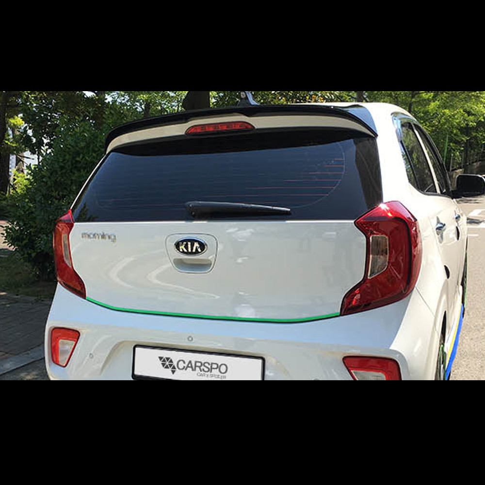 Rear Roof Wing Spoiler Painted Aero Parts for KIA All PICANTO 2017 2019 ...