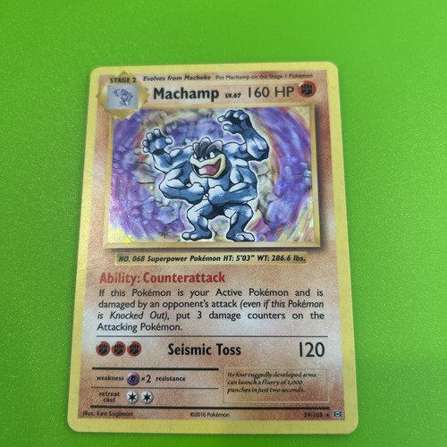 Pokémon TCG Machamp Evolutions 59/108 Holo Holo Rare | eBay