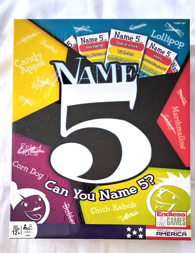 Name 5 Can You Name 5 Board Game | eBay