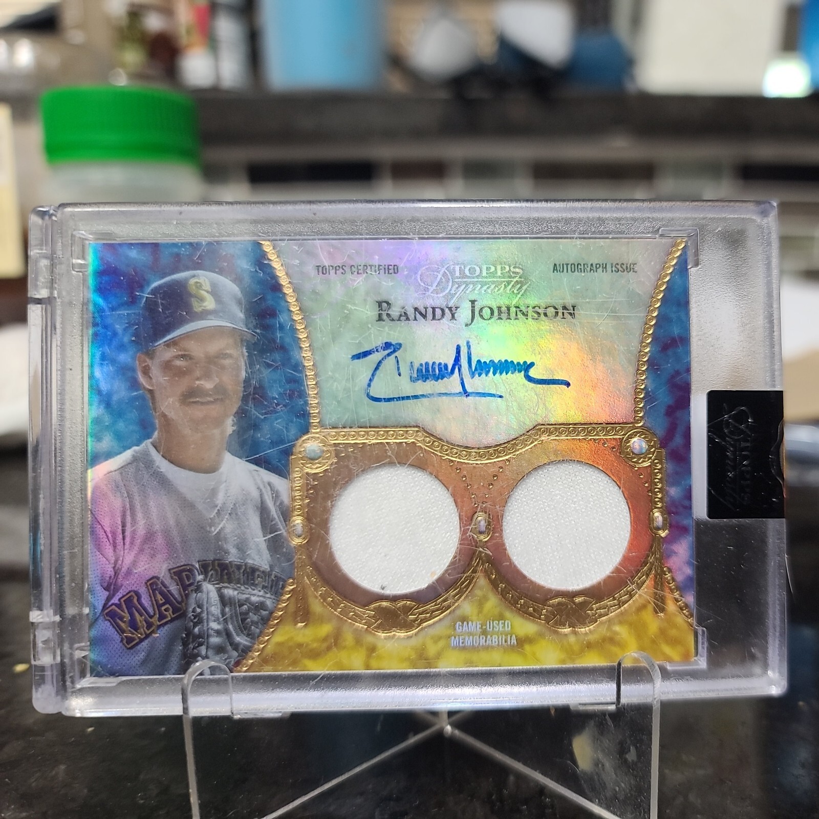 2022 Topps Dynasty - Autographed Dual Relic Randy Johnson #ADR-RJO1 ...