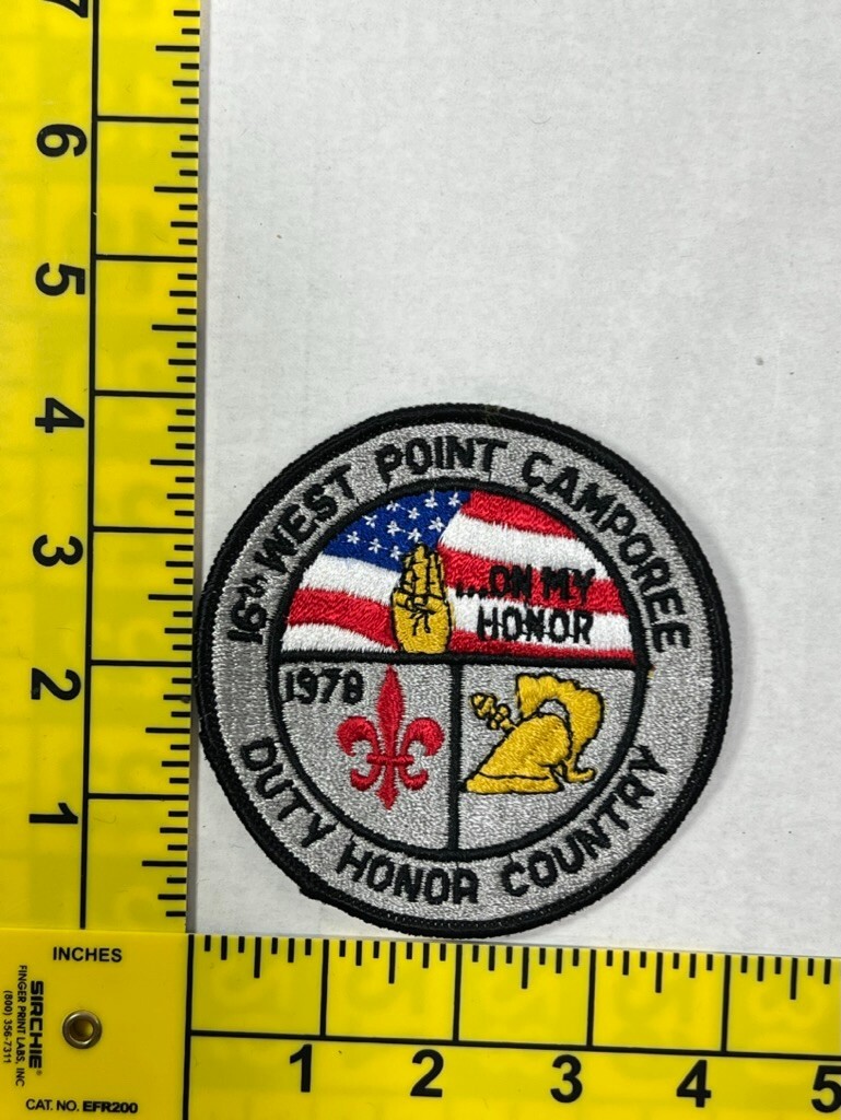16th West Point Camporee BSA May 1978 USMA BSA Patch On My Honor | eBay