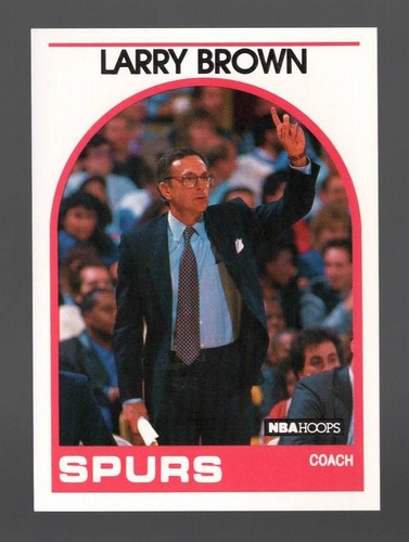 1989-90 Hoops Larry Brown San Antonio Spurs #102 Near Mint or Better | eBay