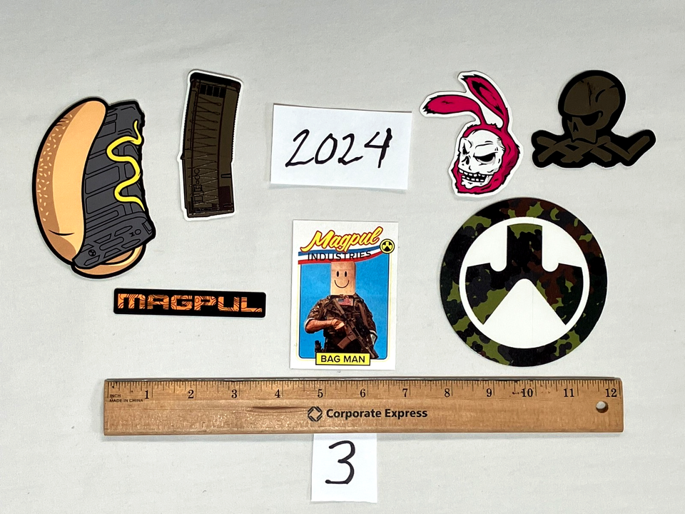 MAGPUL STICKER 2025 BUNDLE ATLANTA GA NRA GUN SHOW OR 2024 BUNDLE OR ...