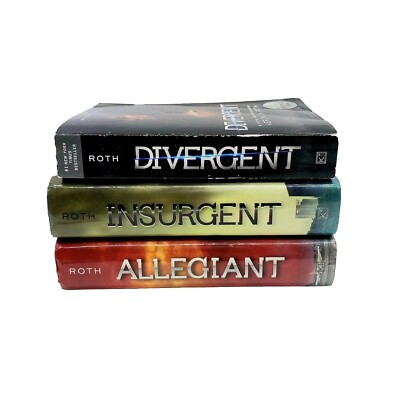 Divergent Series Veronica Roth Book Lot Insurgent Allegiant | eBay