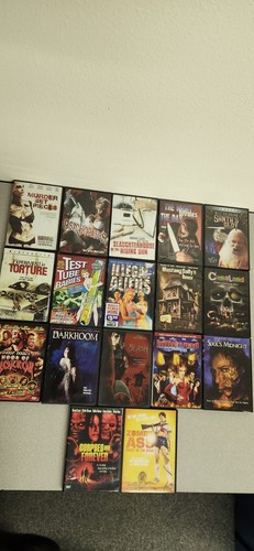 Horror Erotic Exotic Thriller 17 DVD Lot Collection: Psychopaths ...