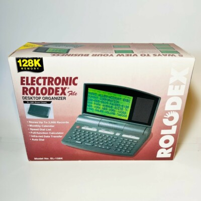 Rolodex & Business Card Files - Electronic Rolodex