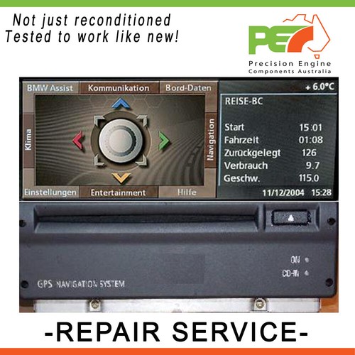 NAVIGATION COMPUTER CD DRIVE (Read Errors) REPAIR SERVICE For BMW E65 ...