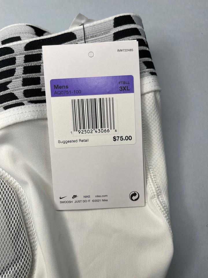 Nike Pro Team Compression Shorts Girdle Football Pads Mens Size 3XL ...