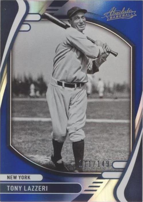 2022 Panini Absolute - Tony Lazzeri #8 Spectrum Blue /149 for sale ...