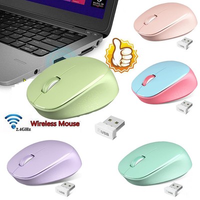 NEW Wireless 2.4GHz 1600 DPI Optical Mini Mouse & USB Receiver For ...