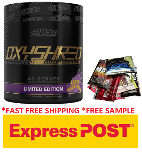 EHPlabs Oxyshred Hardcore Thermo Fatburner Oxy Shred Limited Edition ...