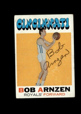 Bob Arnzen 1971-72 Topps Royals authentic autographed card | eBay