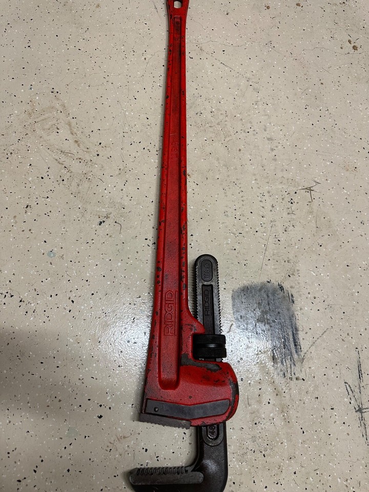 Ridgid Straight Pipe Wrench 48" Inch 6" Pipe Capacity | eBay
